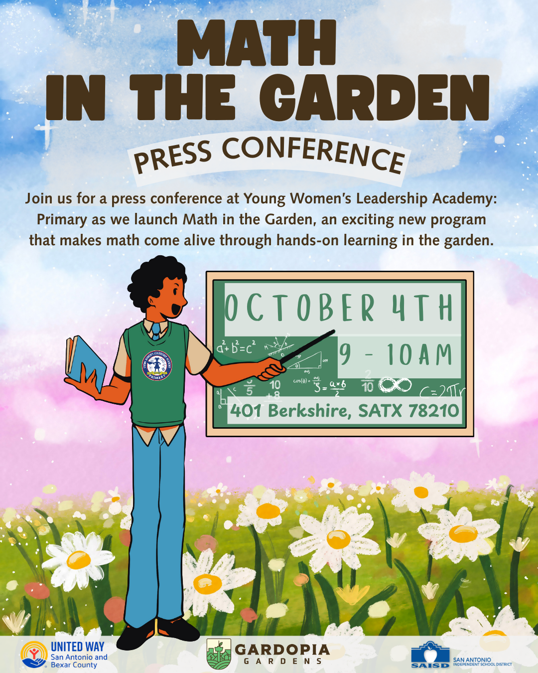 Join Us For “Math in the Garden” Press Conference | United Way of San ...